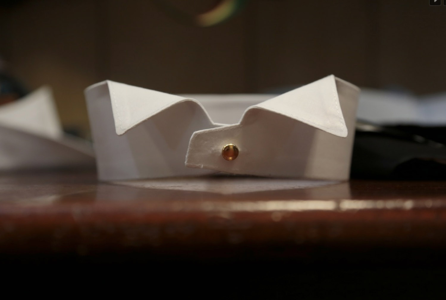 Laundered Collars - Barker Formal Wear